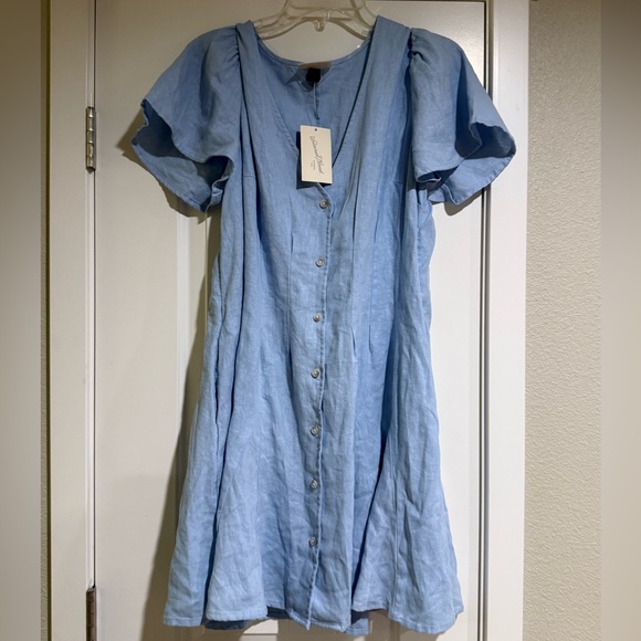 Universal Thread | Dresses | Universal Thread Light Blue Mini Dress ...